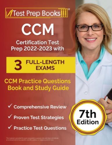 CCM Certification Test Prep 2022-2023 with 3 Full-Length Exams : CCM ...