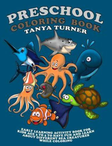 Preschool Coloring Book : Early Learning Activity Book for Kids Age 3 ...