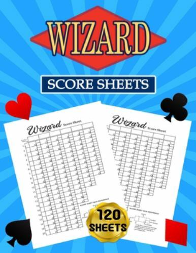 Wizard Score Sheets : 120 Large Score Pads for Scorekeeping - Wizard ...