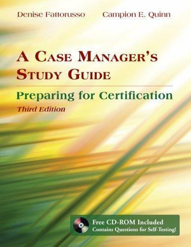 Case Manager's : Preparing for Certification by Denise Fattorusso and ...