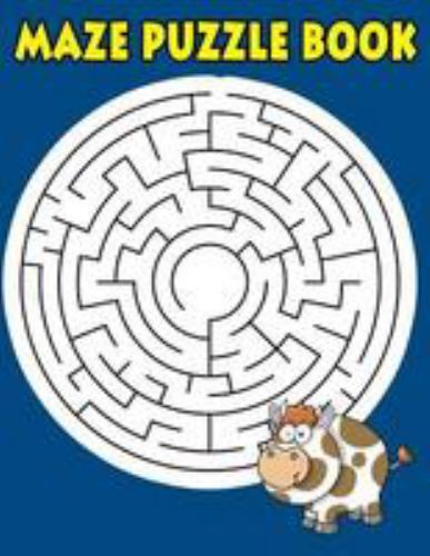 Maze Puzzle Book : Maze Book for Kids Funny Maze Puzzle Game Book 1 ...