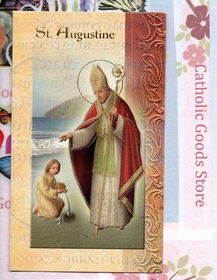 Holy Cards - St Augustine - Vatican
