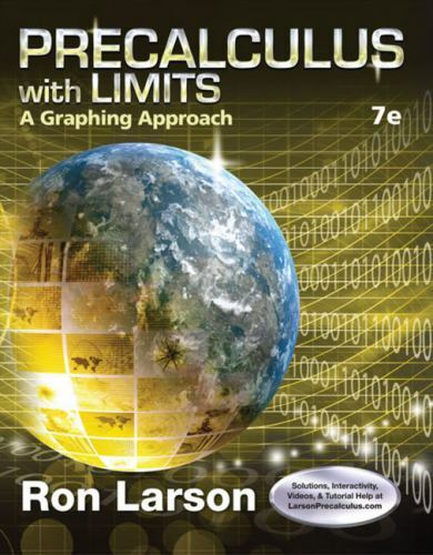 Precalculus with Limits : A Graphing Approach by Ron Larson (2015 ...