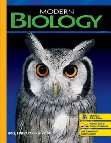 Modern Biology : Study Guide with Answer Key by Rinehart and Winston ...