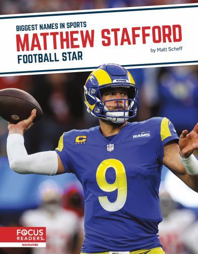 Matthew Stafford : Football Star by Matt Scheff (2022, Library Binding ...