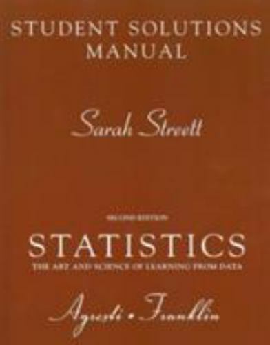 Statistics : The Art and Science of Learning from Data by Susan Nolan ...