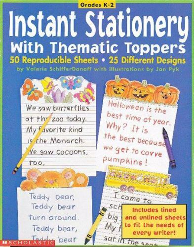 Instant Stationery with Thematic Toppers : 50 Reproducible Sheets 25 ...