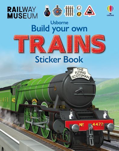 Build Your Own Trains Sticker Book by Simon Tudhope (2023, Trade ...