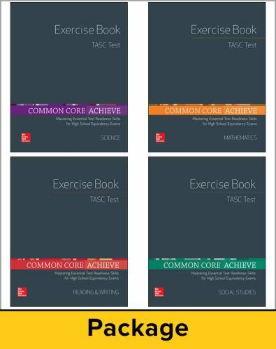 Common Core Achieve, TASC Exercise Book 25 Copy Set by Contemporary ...