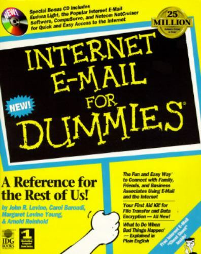 For Dummies Ser.: Internet E-Mail by Laura Levine (1996, Trade ...