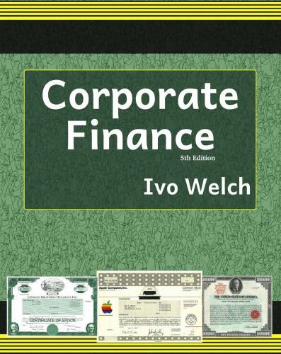 Corporate Finance : 5th Edition by ivo welch (2022, Trade Paperback) for sale online | eBay