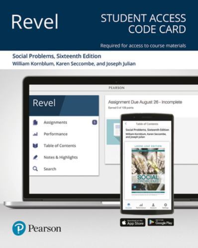 Revel for Social Problems -- Access Card by Karen Seccombe, Joseph ...