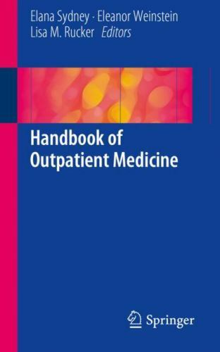 Handbook of Outpatient Medicine by Eleanor Weinstein (2018, Trade ...
