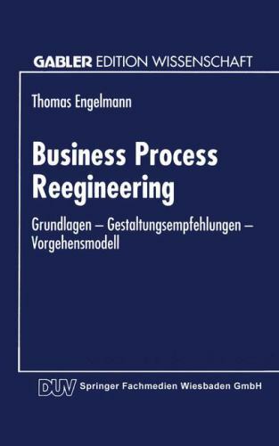 Business Process Reengineering by Thomas Engelmann (1995, Trade ...