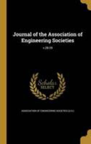 Journal of the Association of Engineering Societies; V. 28-29 by ...