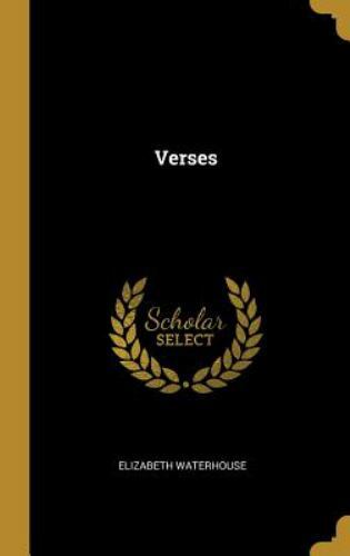 Verses by Elizabeth Waterhouse (2019, Hardcover) for sale online | eBay