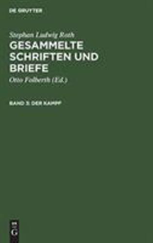 Kampf : Die Mediascher Zeit 1821-1836 by Stephan Ludwig Roth (1970 ...