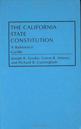 Reference Guides to the State Constitutions of the United States Ser ...