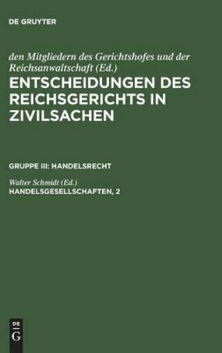 Handelsgesellschaften, 2 : Gesellschaft Mit Beschränkter Haftung und ...