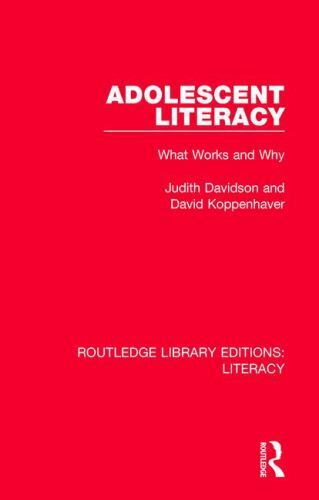 Routledge Library Editions: Literacy Ser.: Adolescent Literacy : What ...