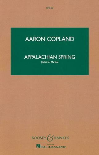 Appalachian Spring : Score by Aaron Copland (2004, Trade Paperback) for ...
