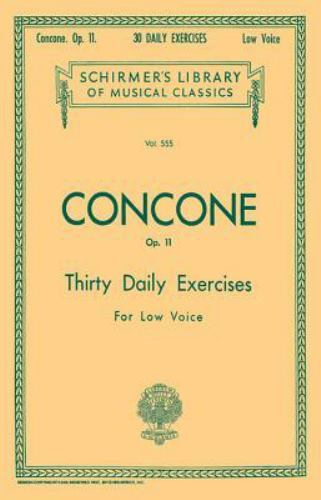 30 Daily Exercises, Op. 11 : Schirmer Library of Classics Volume 555 ...