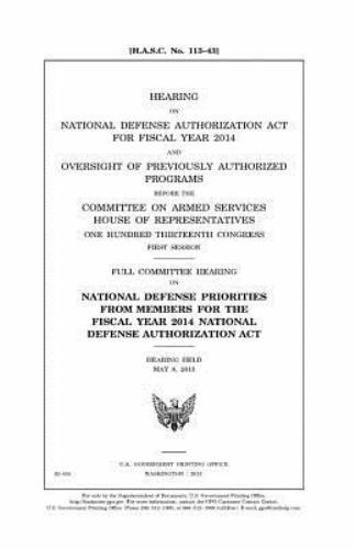 Hearing on National Defense Authorization Act for Fiscal Year 2014 and ...