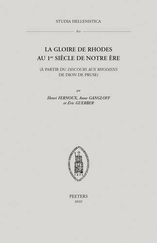Studia Hellenistica Ser.: Gloire de Rhodes Au 1er Siècle de Notre ère ...