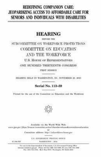 Redefining Companion Care : jeopardizing Access to Affordable Care for ...