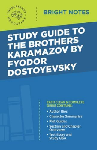Bright Notes Ser.: Study Guide to the Brothers Karamazov by Fyodor ...
