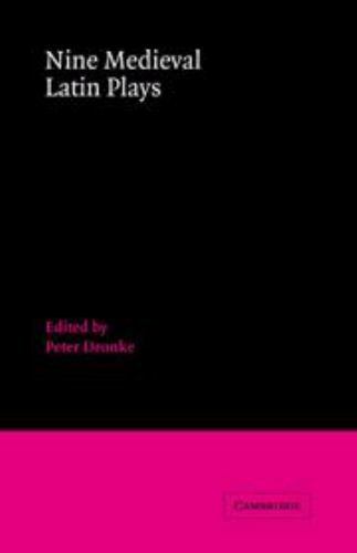 Nine Medieval Latin Plays by Peter Dronke (1994, Hardcover) for sale ...