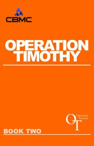 Operation Timothy : Book Two by Cbmc (2021, Trade Paperback) for sale ...