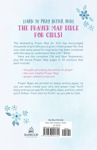 Prayer Map Bible for Girls NLV [Sky Blue Shimmer] by Compiled by ...