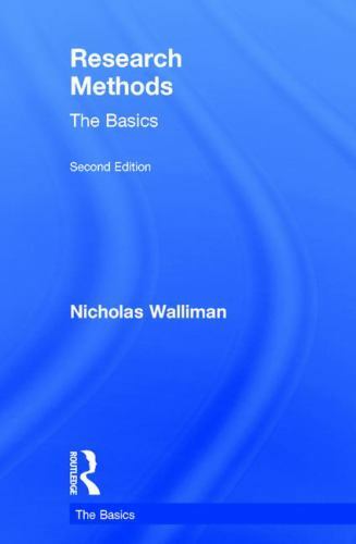 The Basics Ser.: Research Methods: the Basics : 2nd Edition by Nicholas ...