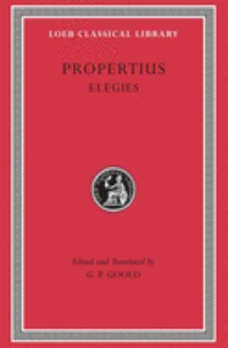 Elegies by Propertius (1990, Hardcover) for sale online | eBay