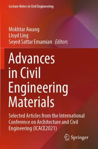 Advances in Civil Engineering Materials : Selected Articles from the ...