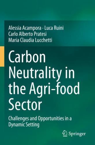 Carbon Neutrality in the Agri-Food Sector : Challenges and ...