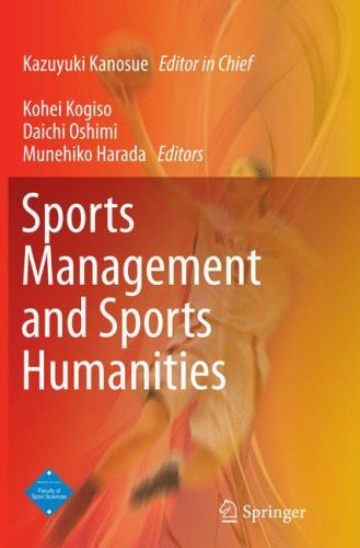 Sports Management and Sports Humanities by Kohei Kogiso (2016, Trade ...