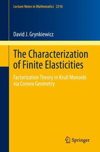 Lecture Notes in Mathematics Ser.: Characterization of Finite ...