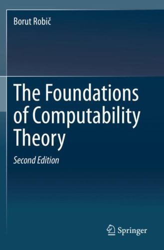 Foundations of Computability Theory by Borut Robič (2021, Trade Paperback) for sale online | eBay