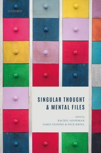 Singular Thought and Mental Files by James Genone (2020, Hardcover) for ...
