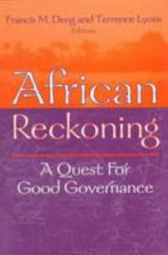 African Reckoning : A Quest for Good Governance by Terrence Lyons (1998 ...