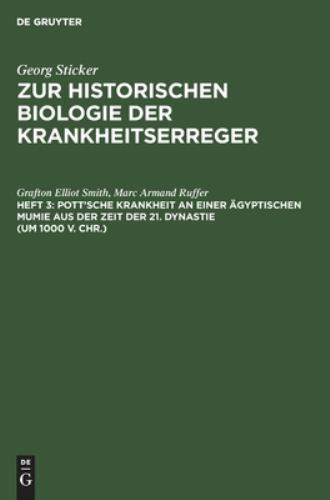 Zur Historischen Biologie Der Krankheitserreger Ser.: Pott'sche ...