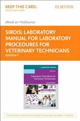 Laboratory Manual for Laboratory Procedures for Veterinary Technicians ...
