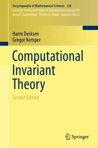 Encyclopaedia of Mathematical Sciences Ser.: Computational Invariant ...