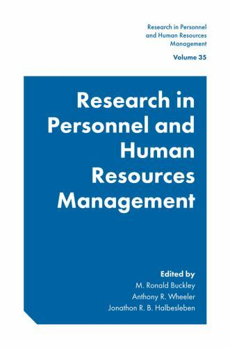 Research in Personnel and Human Resources Management Ser.: Research in ...