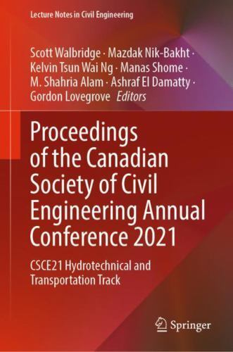 Proceedings of the Canadian Society of Civil Engineering Annual ...