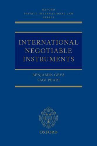 International Negotiable Instruments by Sagi Peari and Benjamin Geva ...