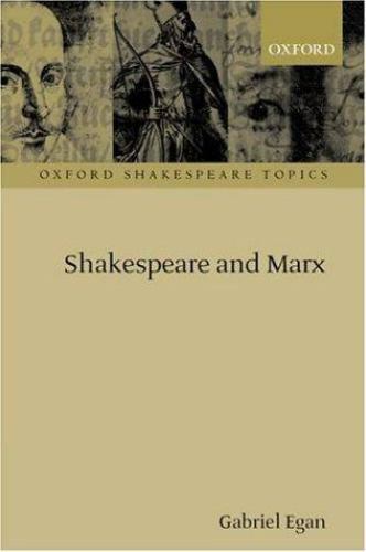 Shakespeare and Marx by Gabriel Egan (2004, Uk-Trade Paper) for sale ...