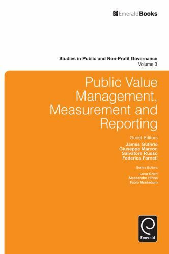 Studies in Public and Non-Profit Governance Ser.: Public Value ...